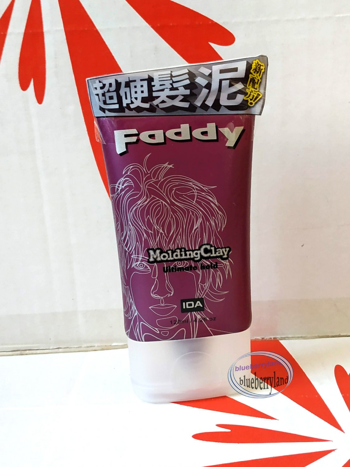 IDA Faddy Hair Molding Clay 120ml spike ultimate hold layer texture ...