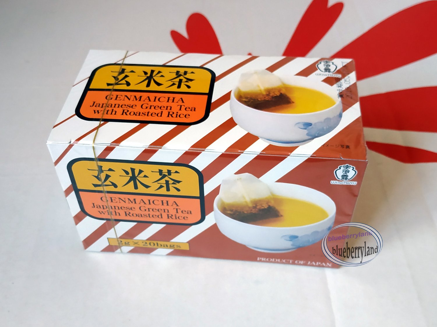 Japan Genmaicha Japanese Green Tea with roasted rice Tea Bag 2g x 20 bags
