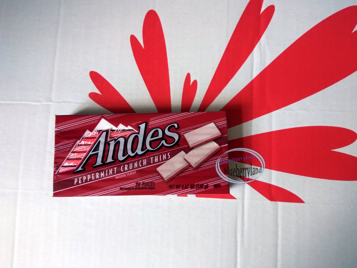 Andes Peppermint Crunch Thins 132g (28 Pcs) chocolate candy sweets ...