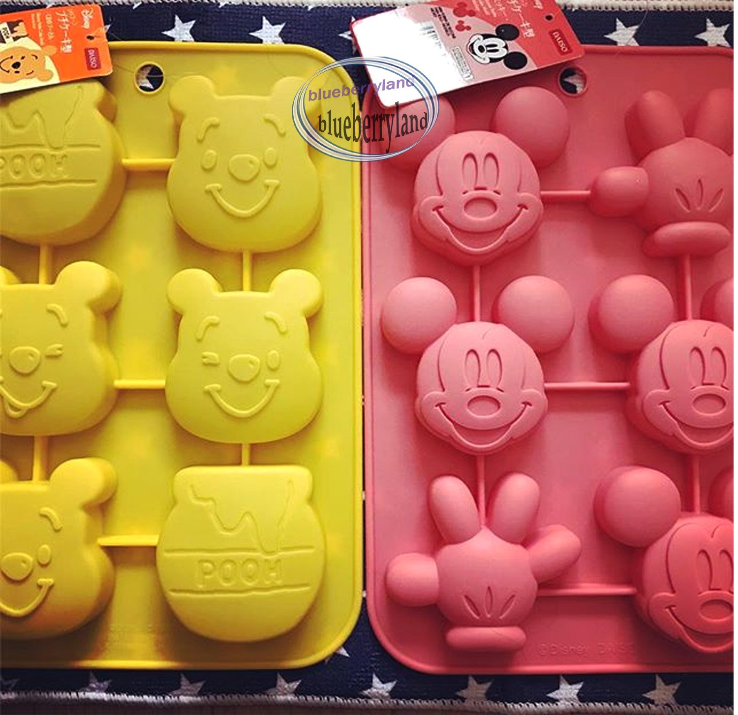 Disney MICKEY MOUSE SILICONE Mold Food Cake Mould pudding jello ...