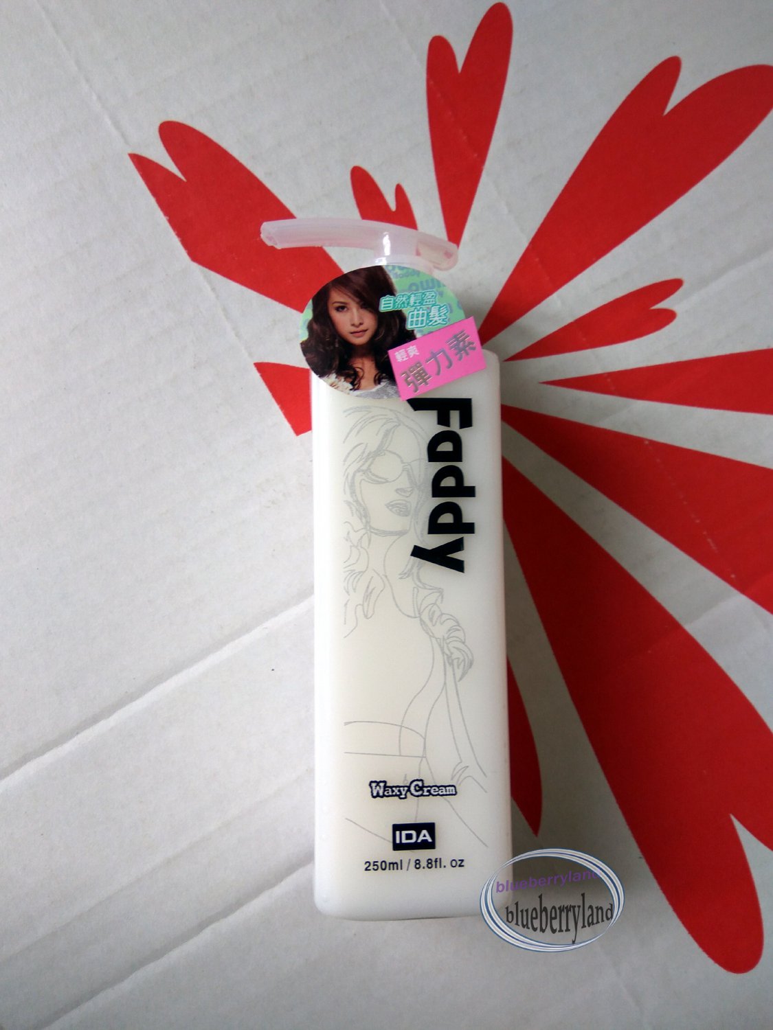 IDA Faddy Hair Waxy Cream 250ml Tousled Chunky Pierce Texture Shine ...