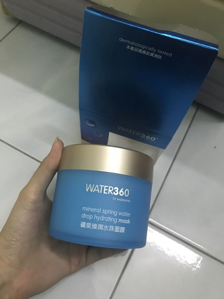 Watsons 360 Mineral Spring Water drop Hydrating Mask ladies Skin care ...