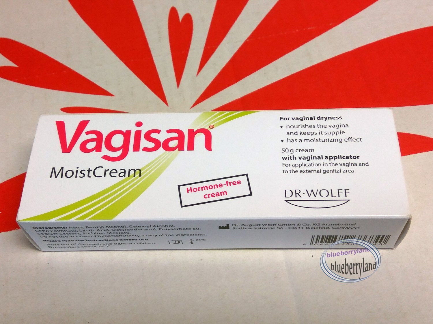 Vagisan Vaginal Moist Cream 50g health beauty ladies skin care