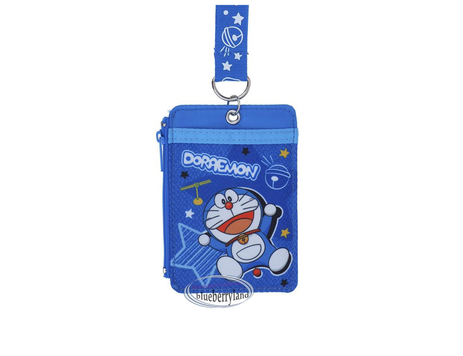 Doraemon Lanyard Name Tag Card Holder with Neck Strap school work bus ...