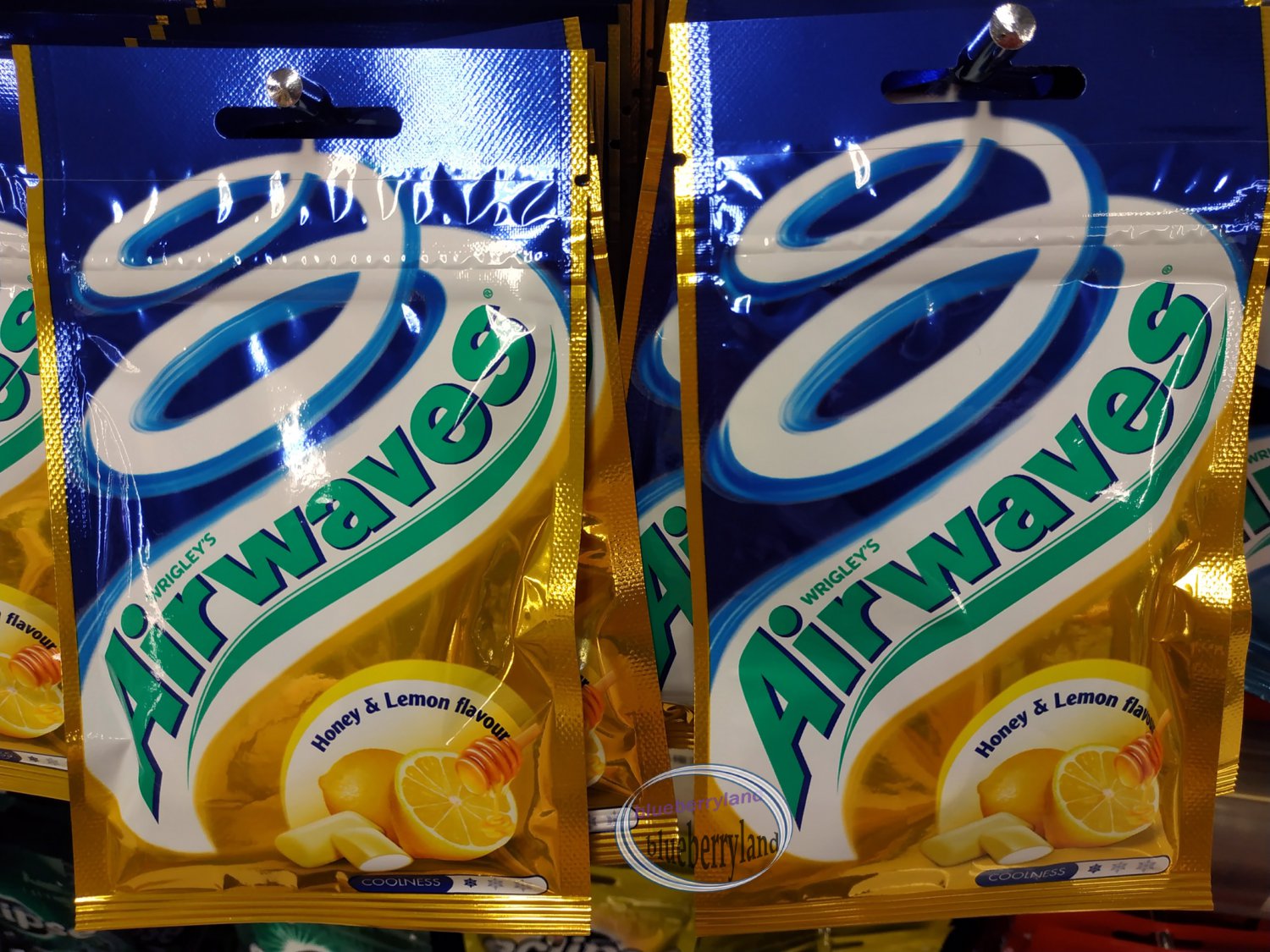 Wrigley's Airwaves Honey & Lemon Flavor Sugar-free Gum x 2 Packets