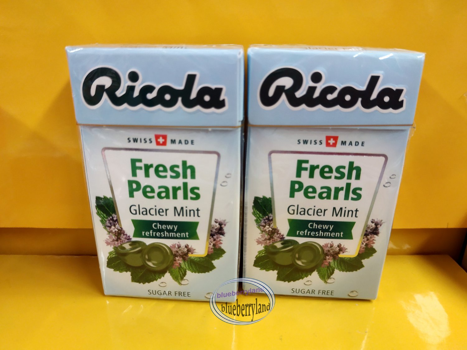Ricola Swiss Herbal Sugar-free Glacier Mint Pearls Candy 2 boxes ...