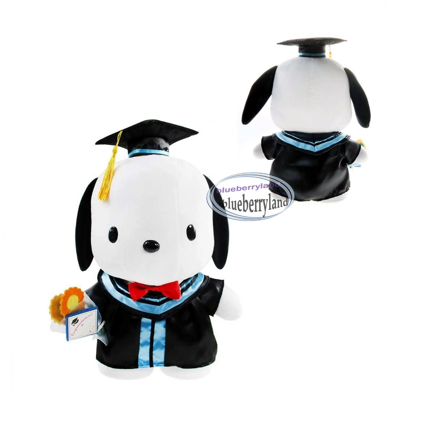 Sanrio Pochacco PC Dog 30cm Tall Plush Doll figure Graduation GIFT ...