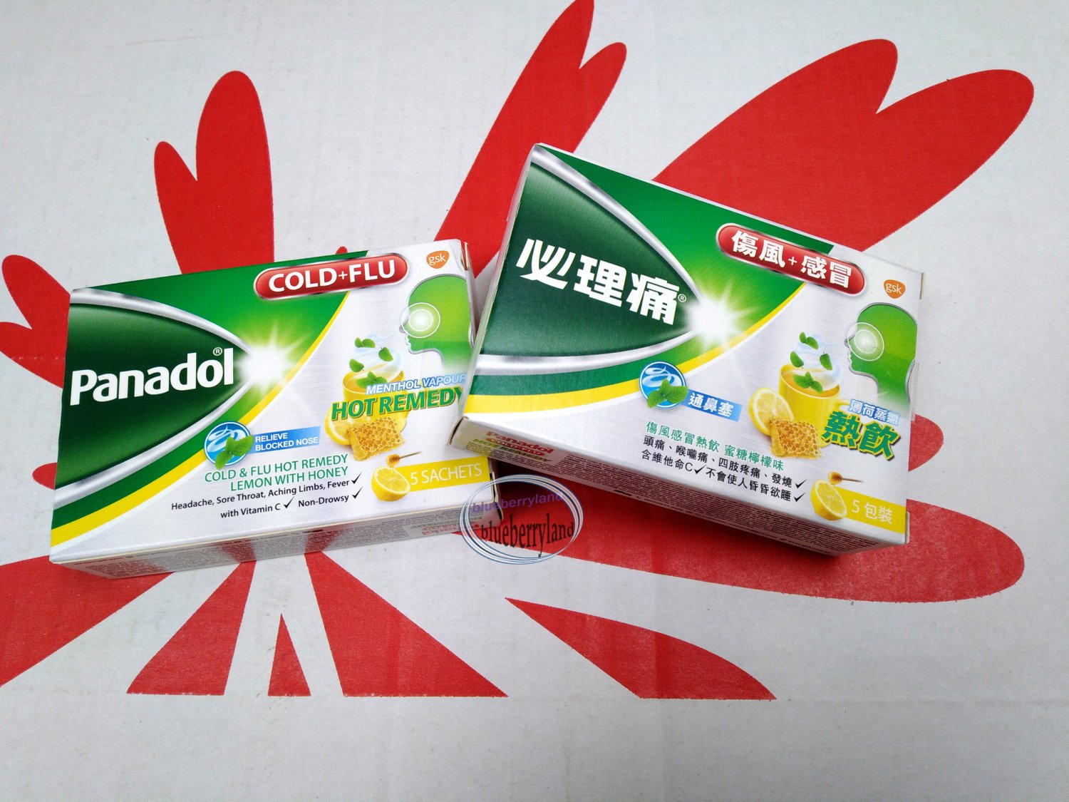 Panadol Cold + Flu Hot Remedy Lemon & Honey 必理痛傷風感冒熱飲蜜糖檸檬味