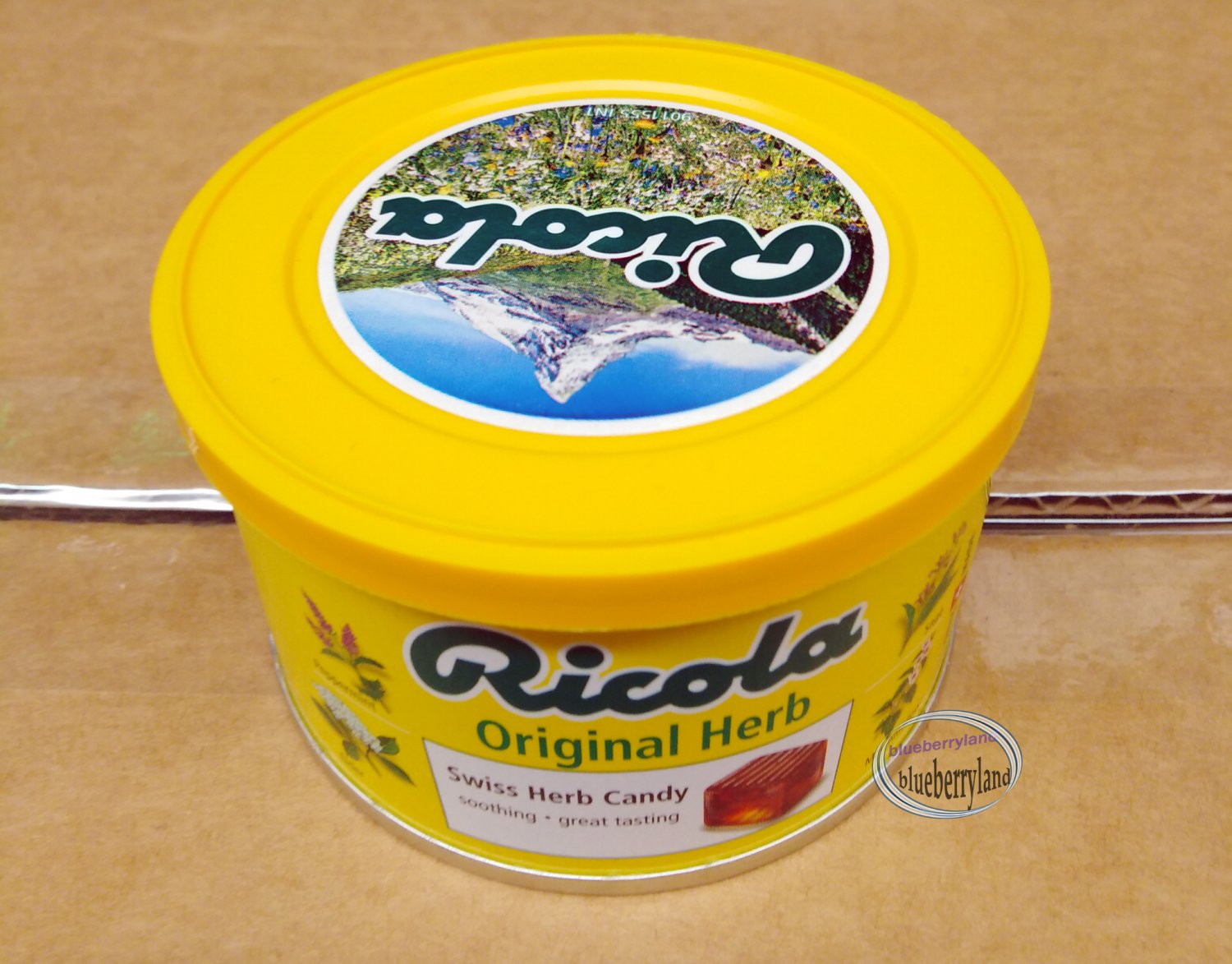 Ricola Original Herb Swiss Herb Candy 100g for Cough & Sore Throat 利口樂原味香草薄荷糖