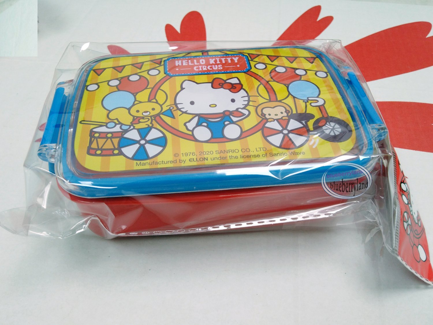 Sanrio Hello Kitty Bento LunchBox Red Lunch box Food Container kids ...