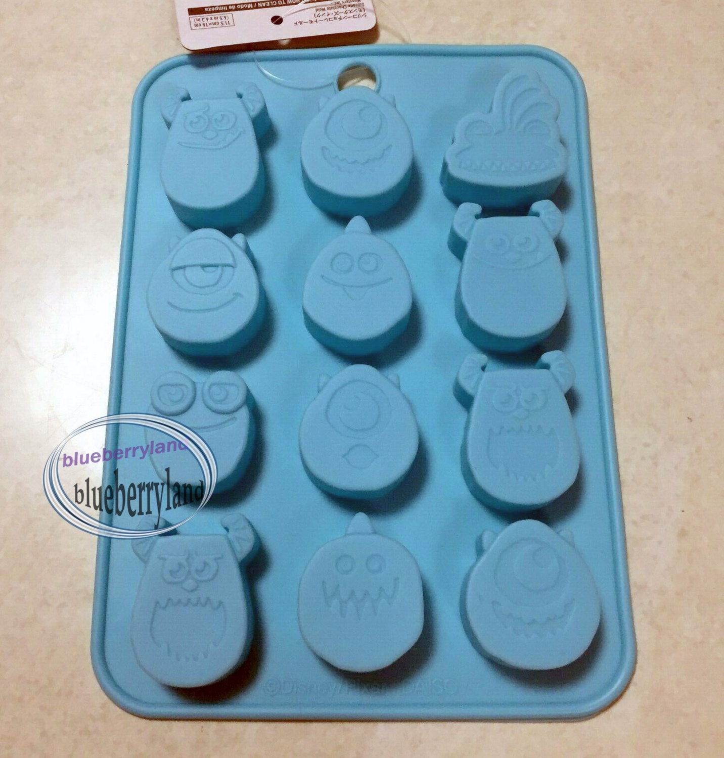 Disney Monsters Inc SILICONE Mold Food Cake Chocolate Mould jello ice ...
