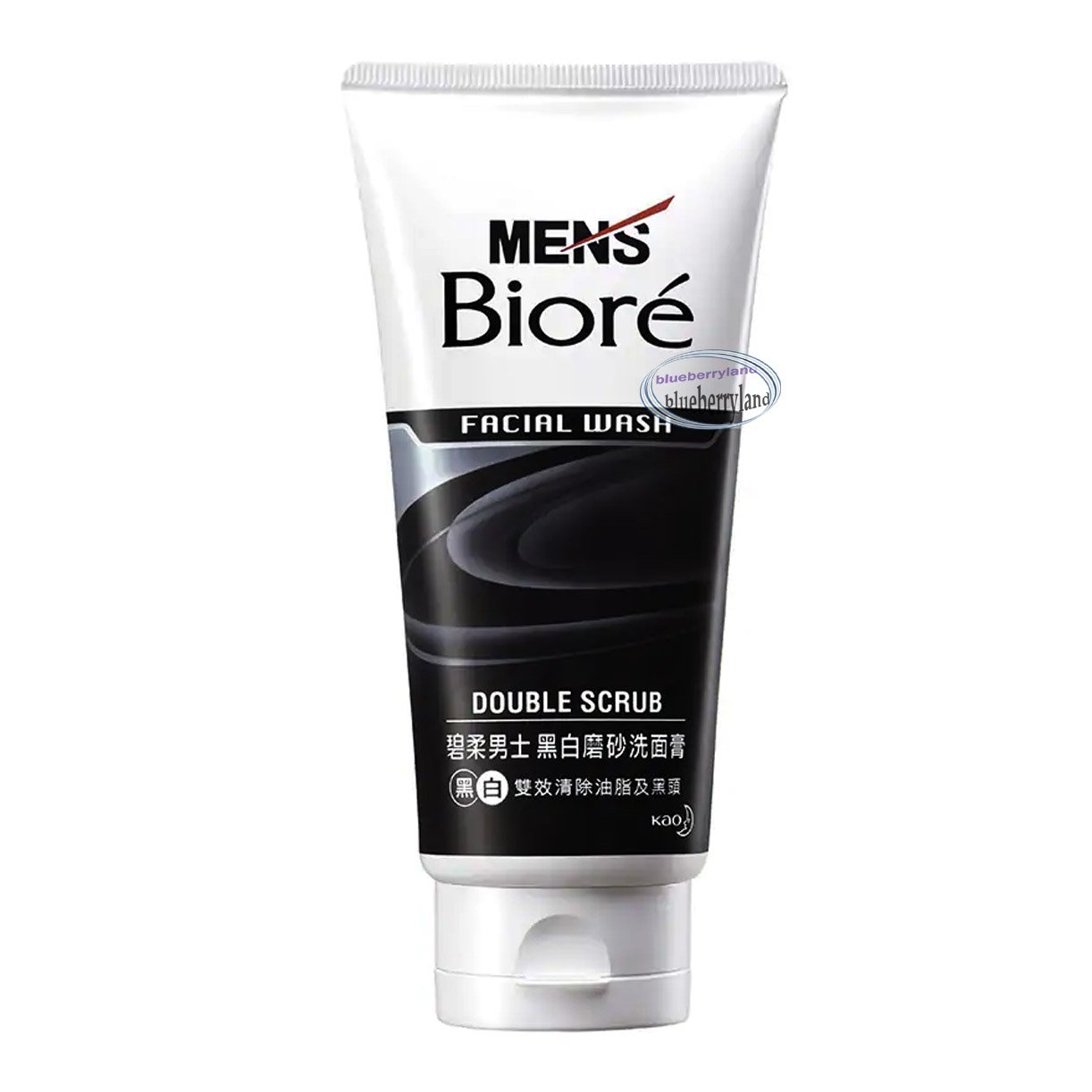 KAO Men's Biore Double Scrub Facial Wash man 100g deep cleansing skin ...