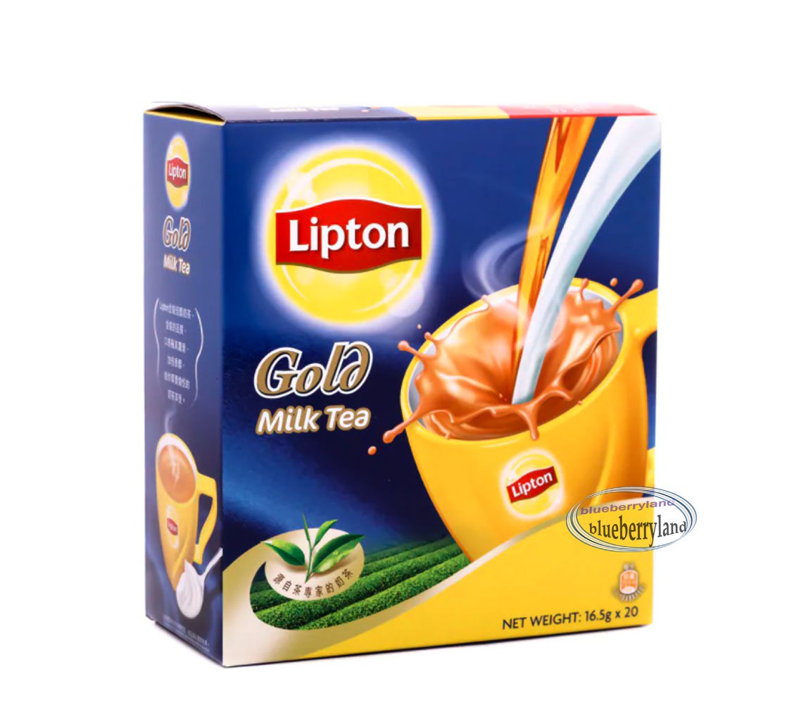 LIPTON Gold Instant 3 in 1 Milk Tea Mix 20 beverages mixed powder ...