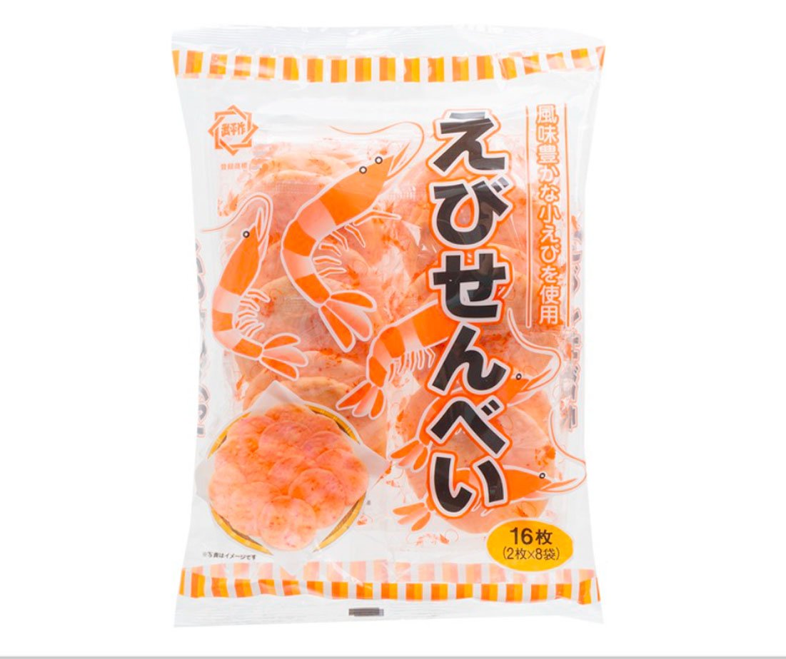 Hizatsuki Shrimp rice cracker 92g TV Snacks ladies party treats