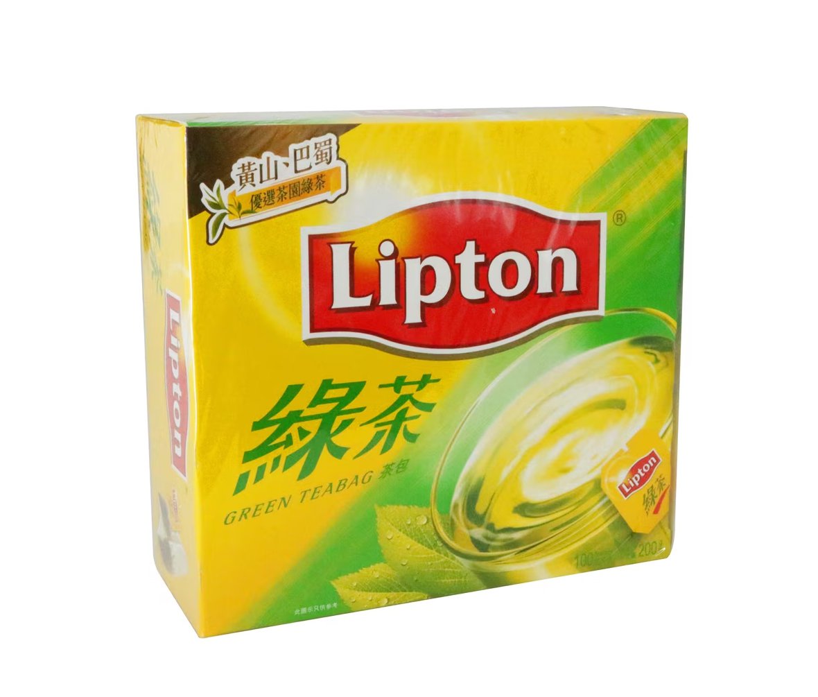 Lipton Green Tea 100 Bags 立頓綠茶茶包 home office hot drink beverage healthy ...