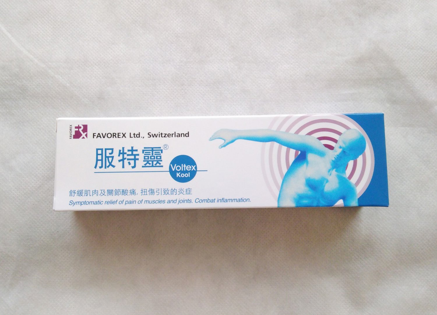 Voltex Kool Gel 50g for pain relief of Muscles & Joints 服特靈