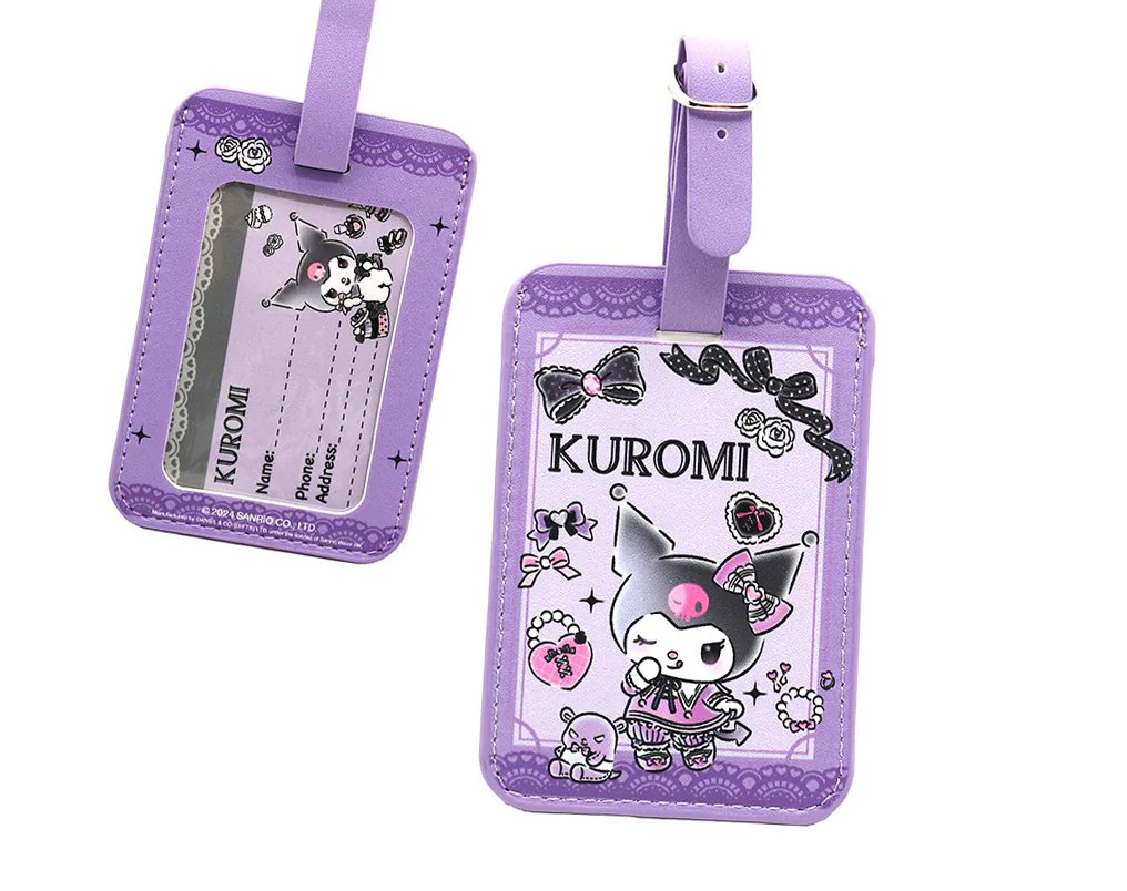 Sanrio Kuromi Luggage Tag School Bags Gym Bag tags Name Holder D4