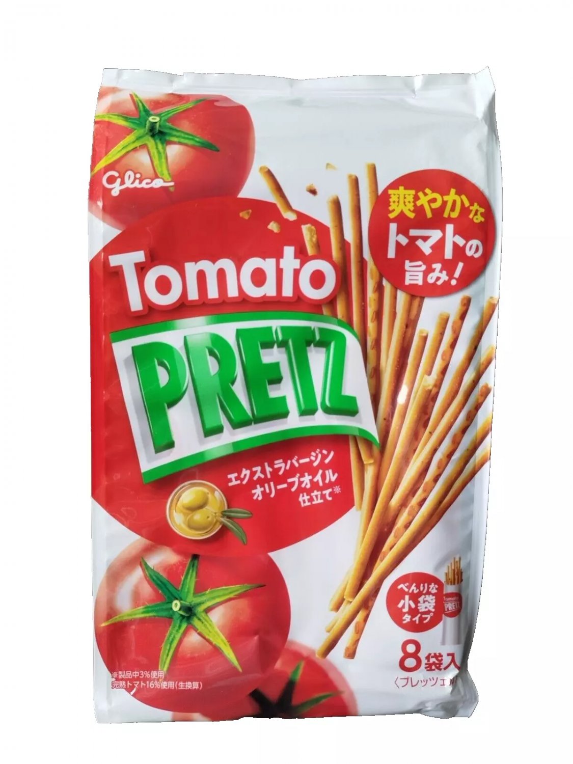 Glico Pretz Biscuit Sticks Tomato flavour family snacks party pack kids ...