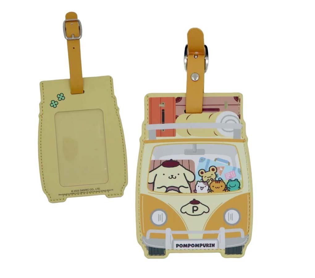 Sanrio Pompompurin Luggage Tag School Bags Gym Bag tags Name Holder D5