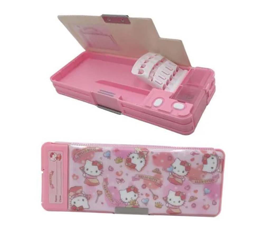 Sanrio Hello Kitty Multi-function Magic Pen Case Pencil Box set girls back to School stationery S25