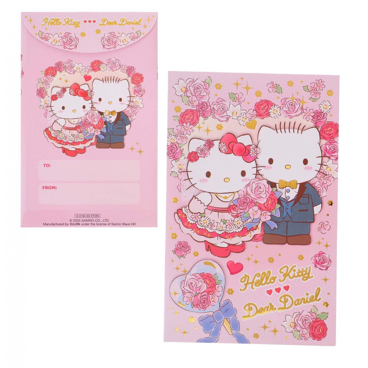 Sanrio Hello Kitty & Dear Daniel Greeting Envelope Wedding accessories ...