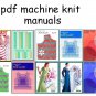 23 BOND knitting machine pattern books on CD