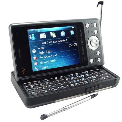 PDA TV Phone + QWERTY Keyboard + Dual SIM [CVSDW-9802]