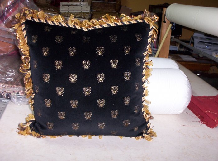 Velvet Bee Fabric Black 1yard TAKE ALL 36.95