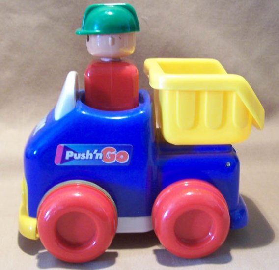 1991 TOMY PUSH N GO DUMP TRUCK