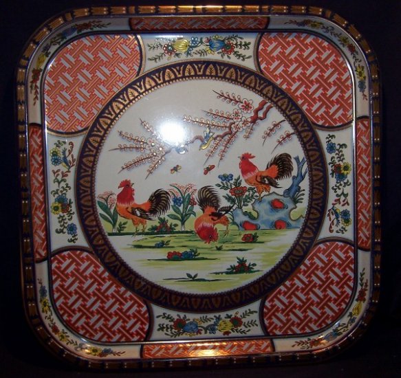 Daher Decorated Ware - Square 13.5” Metal Tray
