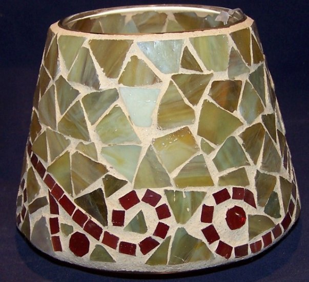 Home Interiors - Mosaic - Autumn Wind Candle Shade - NEW