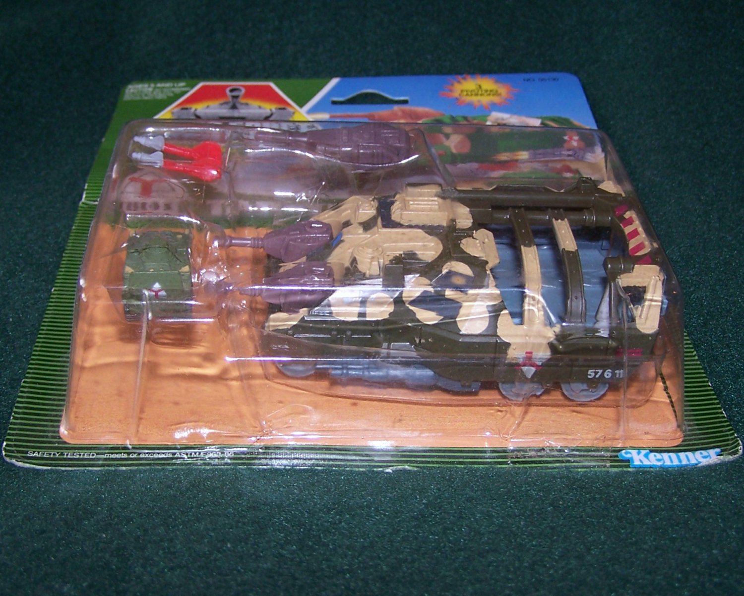 Vintage 1989 Mega Force Kenner Tar-Traks Armored Transport Die Cast ...