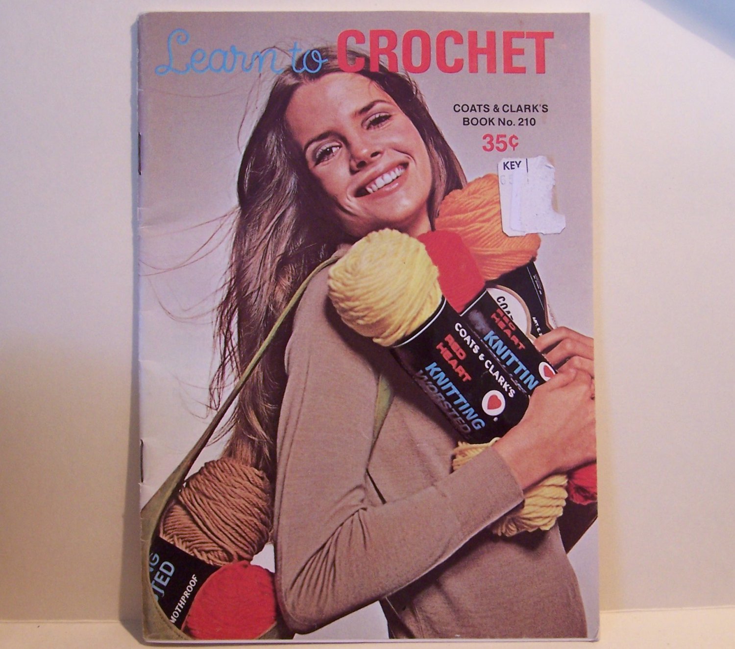 Vintage 1971 Learn To Crochet - Coats & Clark Book 210