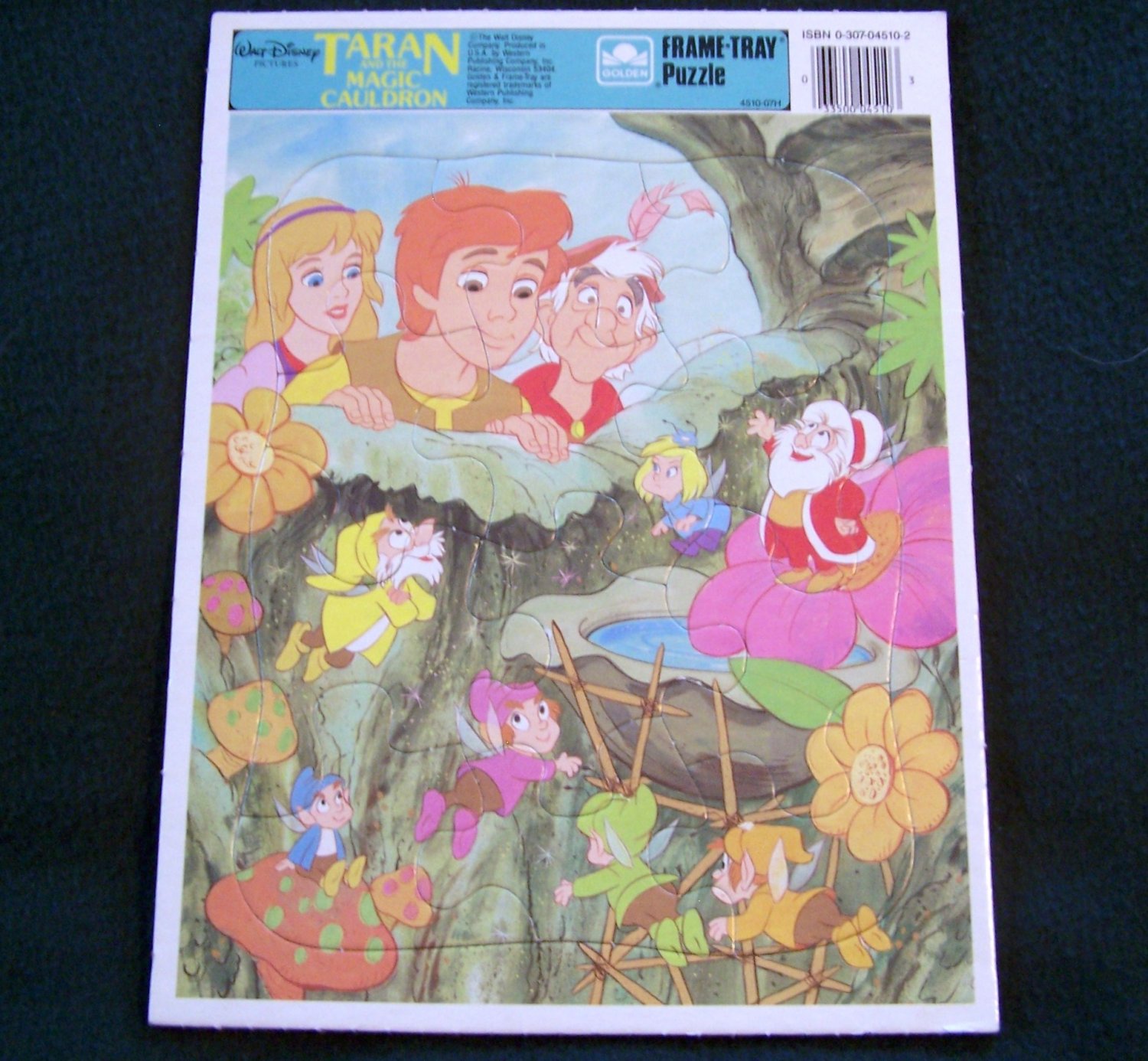Vintage Disney Frame Tray Puzzle Golden Walt Disney – Taran and the ...