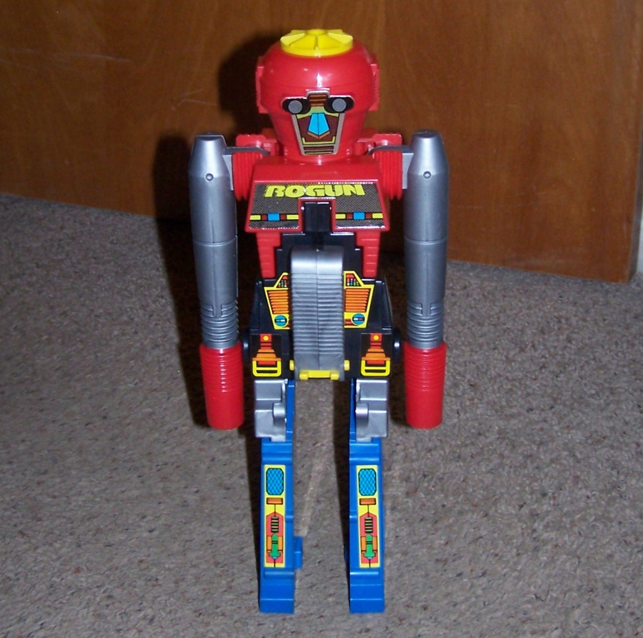 1984 Vtg. Robot Cap Gun Rifle w/Scope RO-GUN Transformer ARCO Taiwan