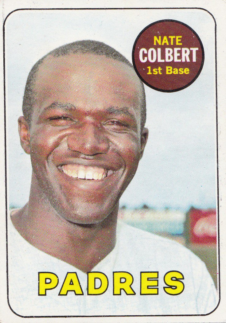 NATE COLBERT 1969 TOPPS #408 SAN DIEGO PADRES www.AllstarZsports.com
