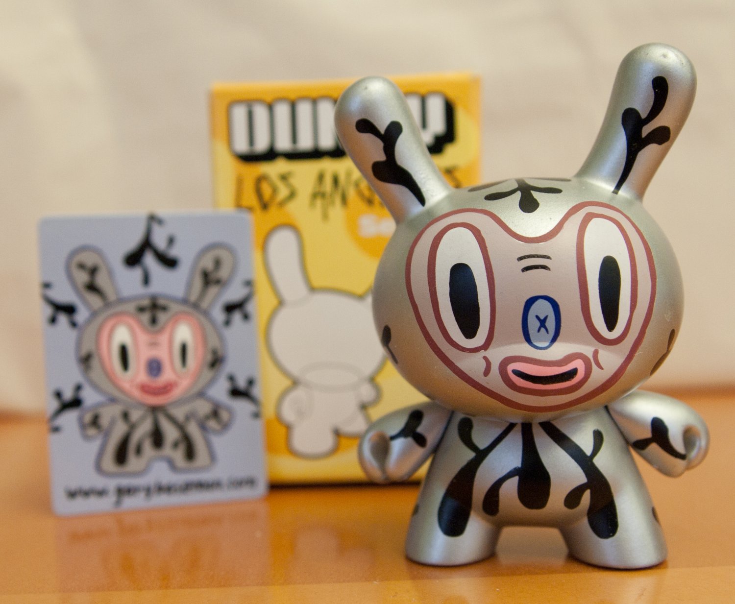 Dunny LA Series : Gary Baseman (silver)