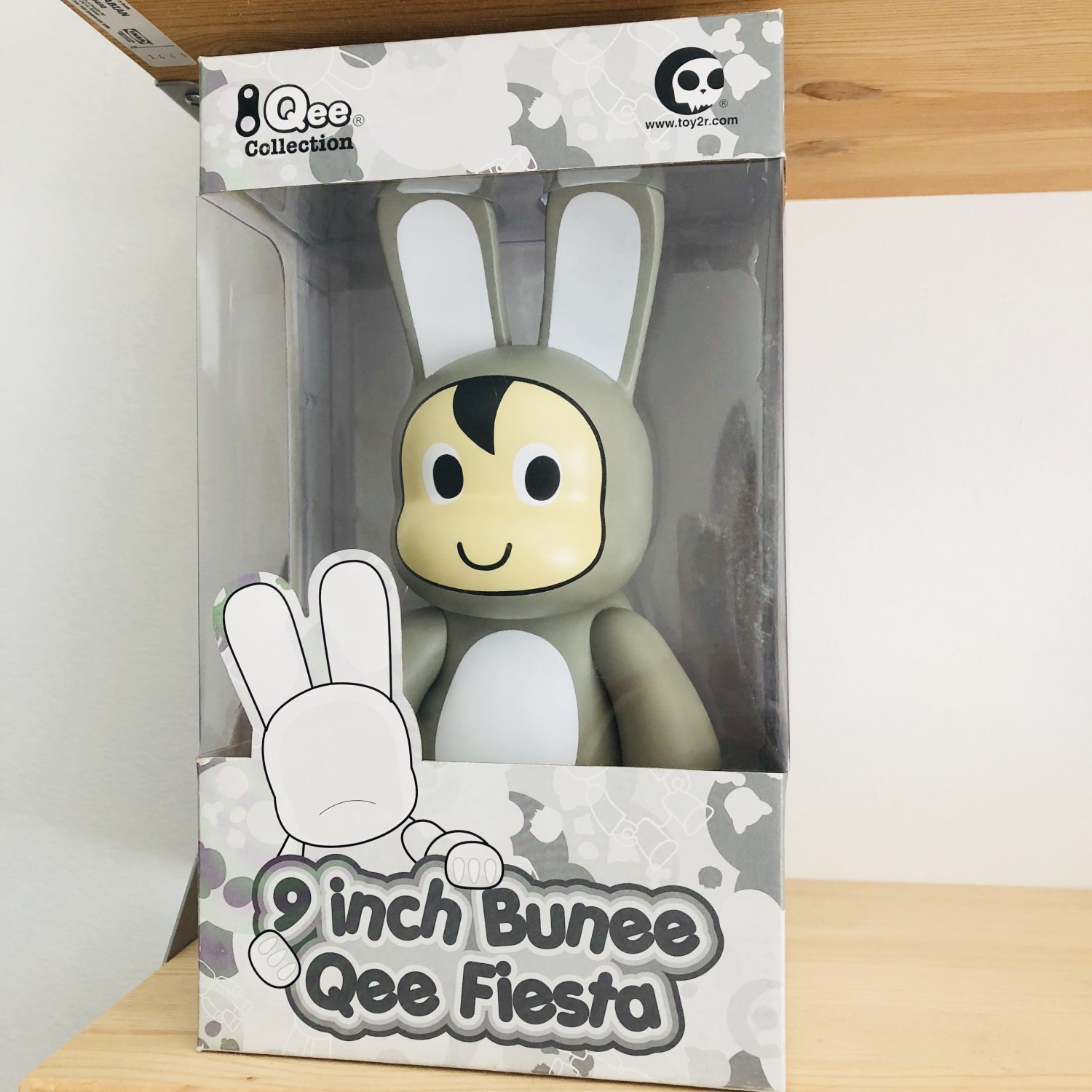 9 inch Qee Bunee Qee FIesta (Gray)