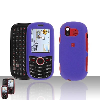 Purple Cover Case Snap on Protector for Samsung Intensity U450