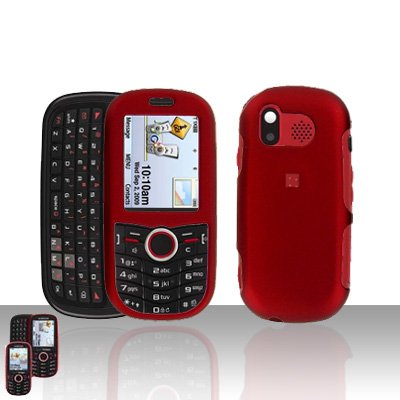Red Cover Case Snap on Protector for Samsung Intensity U450