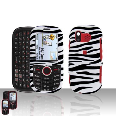 Zebra Snap on Cover Case + LCD Screen Guard Protector for Samsung ...