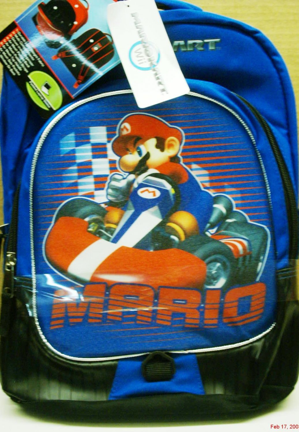 Backpack Deluxe Mariokart WII