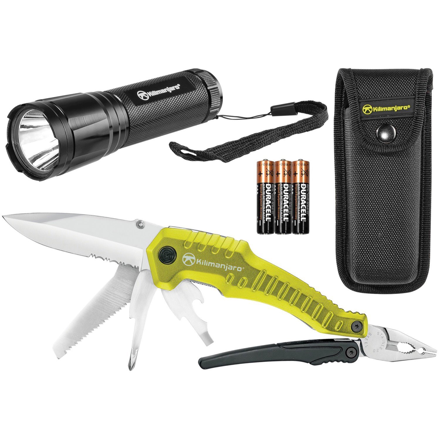 Flashlight Tools Multi Kilimanjaro Multi-Tool & LED Flashlight,Survival