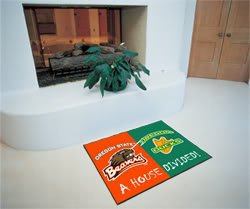 OREGON UNIVERSITY BEAVERS VS OREGON STATE DUCKS RUG MAT