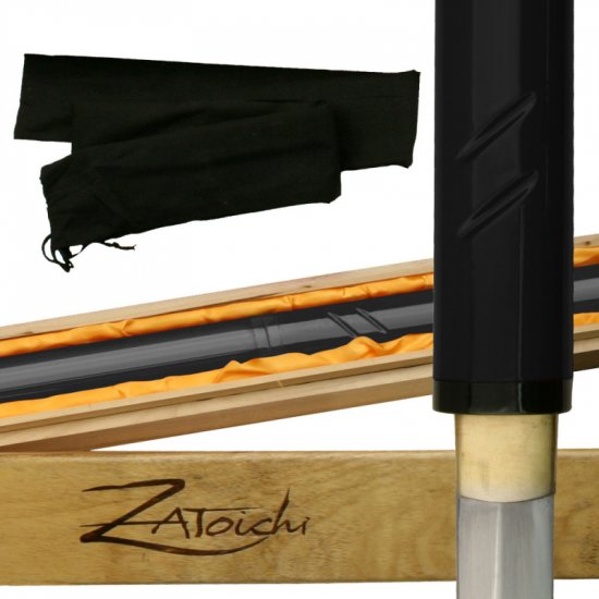 Zatoichi Blind Swordsman Samurai Movie Katana Sword Black