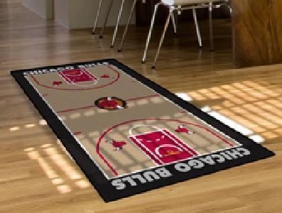 CHICAGO BULLS BASKETBALL COURT TEAM MAT NBA GAME RUG