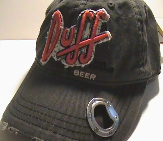 Bart Homer Simpsons Movie Duff Beer Bottle Cap Opener Hat
