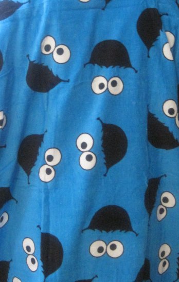 Sesame Street Cookie Monster Hooded Bath Beach Cotton Towel Robe