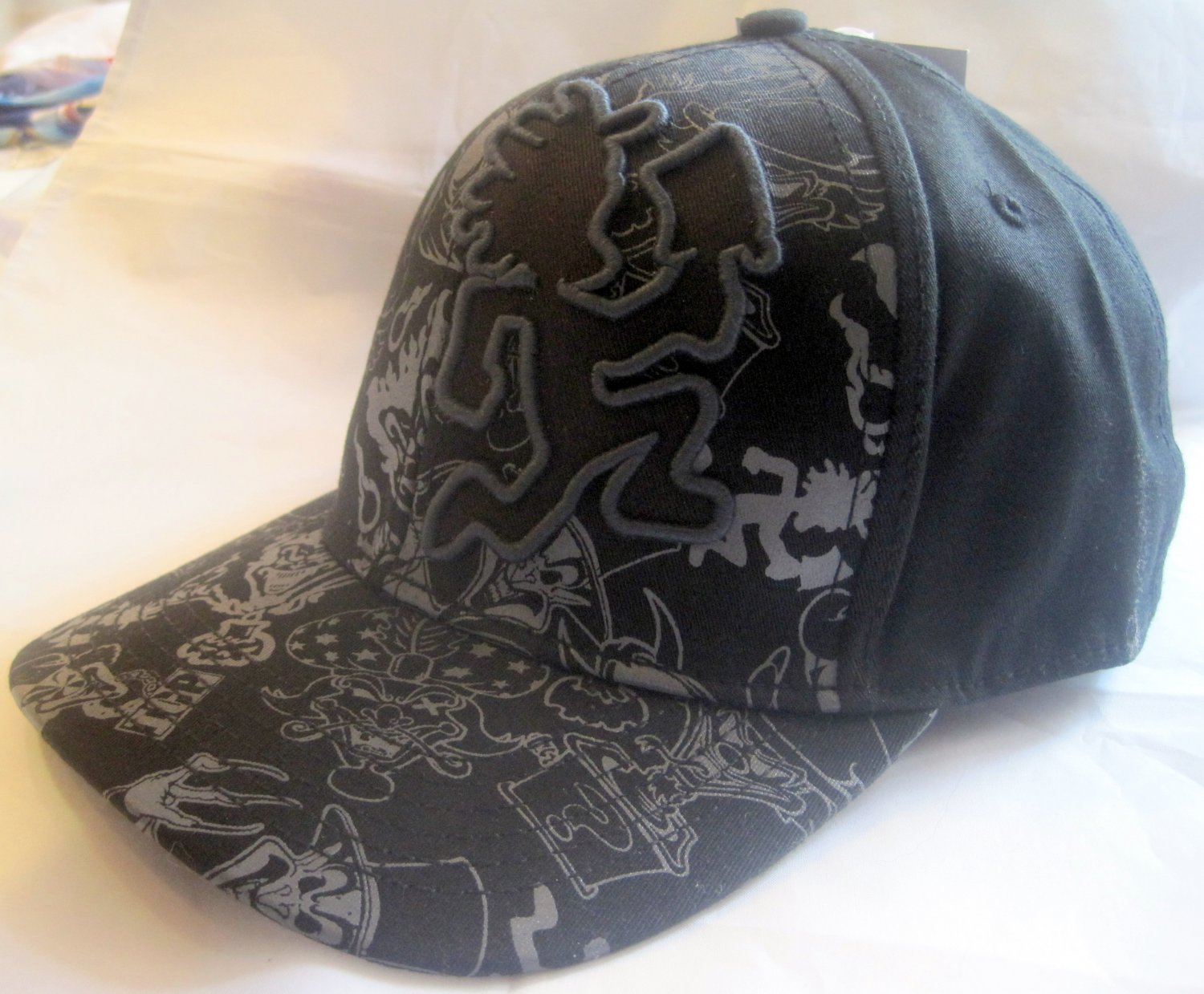 Insane Clown Posse ICP Concert Hatchetman Hat Cap Flex Fitted Black