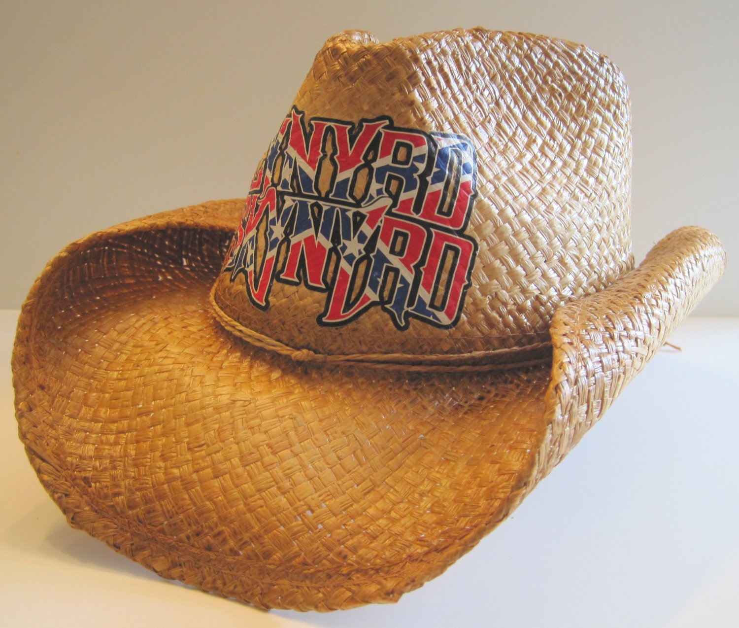 Lynyrd Skynyrd Rebel Flag Rock Band Concert Cowboy Hat